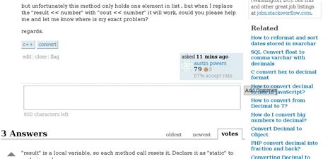 Add Comment Button Over The Related Links And Therefore Unusable