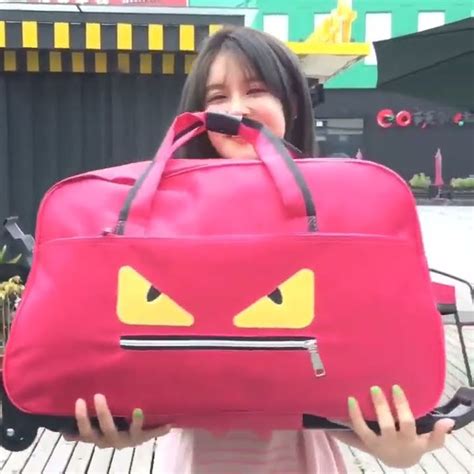 빅사이즈 대용량 보스턴백 여행가방 트래블백 데일리 토트 캐주얼 숄더백 롤링 트롤리 캐리어 Youtube