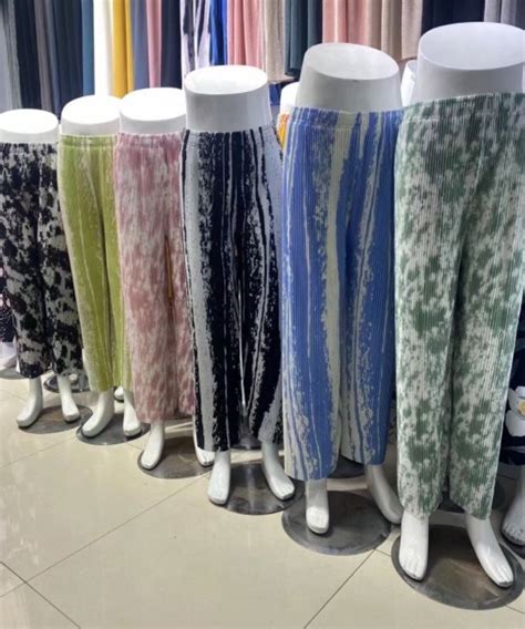 กางเกง 7 ส่วน กางเกงพลีท กางเกงขายาว กางเกงคนอ้วน คนท้อง ใส่สบาย อัด