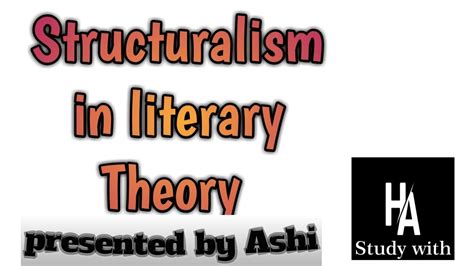 Structuralism In Literary Theory Youtube