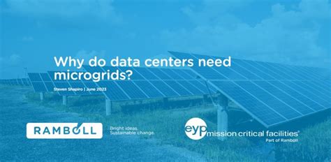 Why Do Data Centers Need Microgrids Mike Fallos