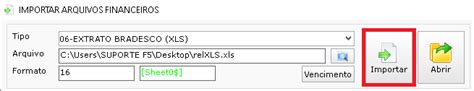 SiEmpresarial Importar Arquivos Financeiros Software de Gestão