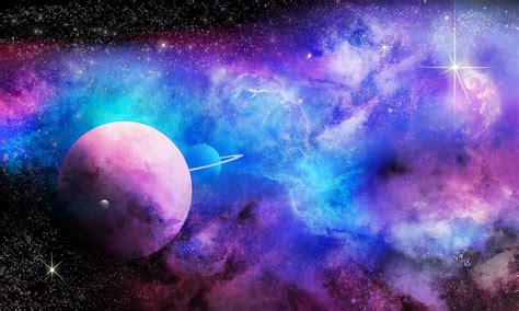 Space Art And Planets