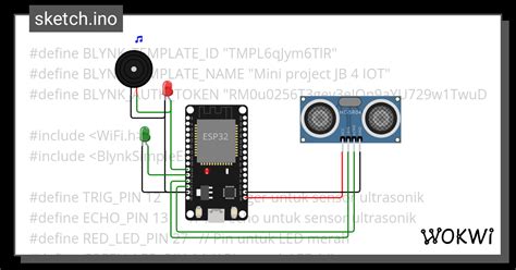 Sensor Parkir Di Garasi Wokwi Esp32 Stm32 Arduino Simulator