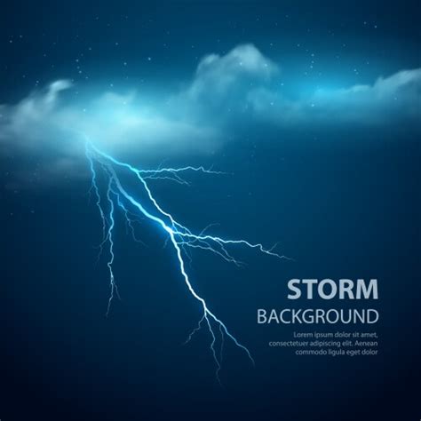Thunderstorm Vector Images Over 34 000