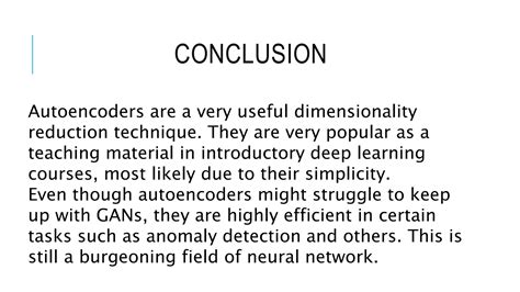 Simple Auto Encoder PPTX Artificial Intelligence Technology Computing