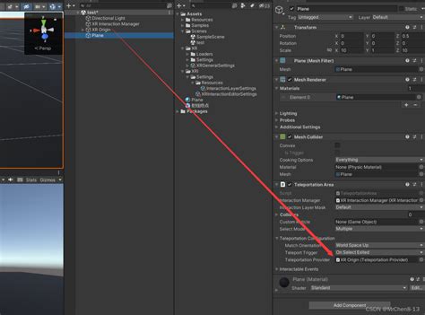 Unity中picoxr的传送模块unity Pico开发 Vr世界 射线传送移动后人的高度设定 Csdn博客