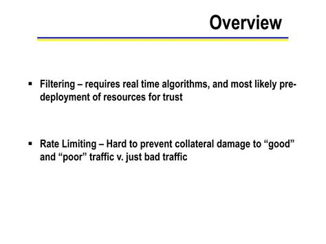 Ppt Ddos Attack Prevention By Rate Limiting And Filtering Powerpoint Presentation Id 421019