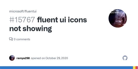 fluent ui icons not showing · issue 15767 · microsoft fluentui · github
