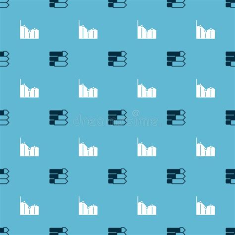 Set Pie Chart Infographic And On Seamless Pattern Vector Stock Vector