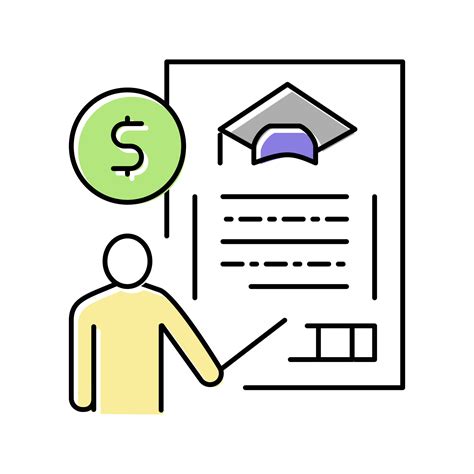 For Education Allowance Color Icon Vector Illustration 19558353 Vector