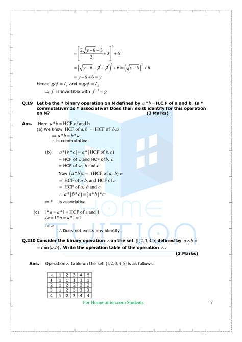 Important Questions For Class Maths Chapter Relation And Functions