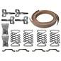 Vintage Hot Rod Hood Strap Kit Stainless Steel Hsk1001ss