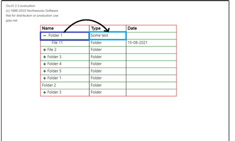 Dropdown Capability On Node In TreeView Layout And Tab Keyboard