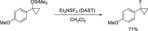 Fluorination Of Cyclopropane Ring Using Dast Download Scientific Diagram