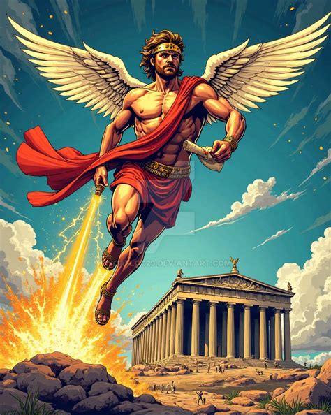 Hermes Messenger Of The Gods By Scafloc29 On Deviantart