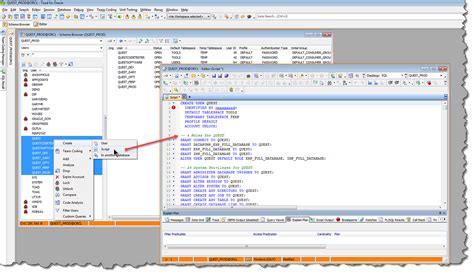 Obtain Create User Ddl From Database Toad For Oracle And Devops Toolkit