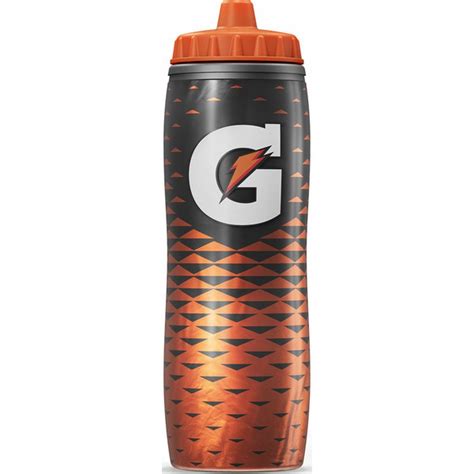 Gatorade Insulated Squeeze Bottle Black And Orange 30 Oz Delivery Or