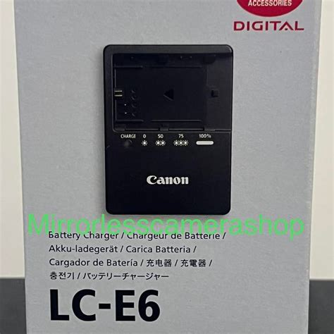 พร้อมส่ง Batteryandcharger Canon Lp E6nhlc E6ของแท้ 100 ปีผลิต 2023