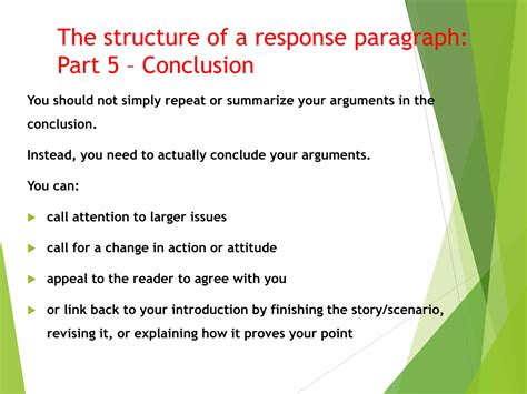 Summary Response Assignment Ppt