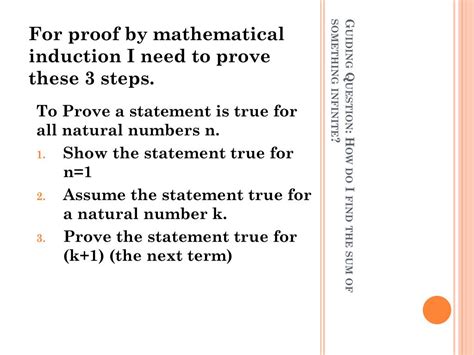 PPT Infinite Geometric Series PowerPoint Presentation Free Download ID