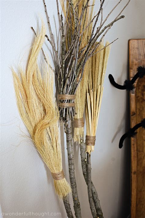 Diy Witches Brooms A Wonderful Thought