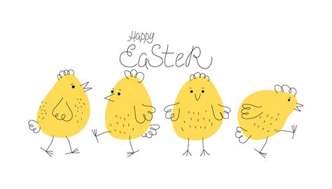 Conjunto Linda Amarillo Pollos Inscripción Caligrafía Dibujos
