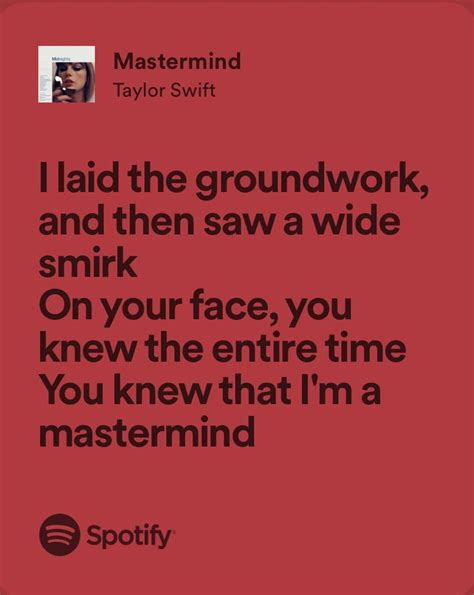 Mastermind Taylor Swift Taylor Swift Lyrics Taylor Swift Music