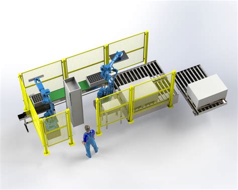 Multi Product Palletizing Robot Fm Vision