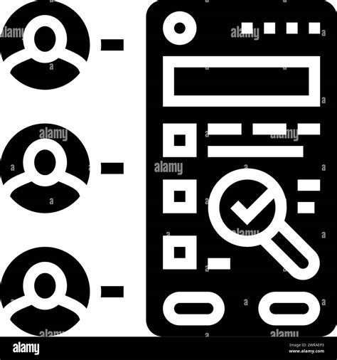 User Testing Ux Ui Design Glyph Icon Vector Illustration Stock Vector Image And Art Alamy