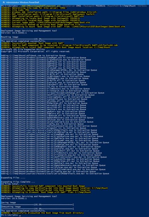 Integrate Dart In A Configmgr Boot Image Using Powershell Msendpointmgr
