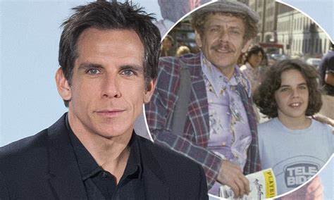 Ben Stiller With His Comedian Dad Jerry In 1978 Daily Mail Cinema