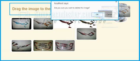 Drag And Drop Image Delete Using Php Sourcecodester