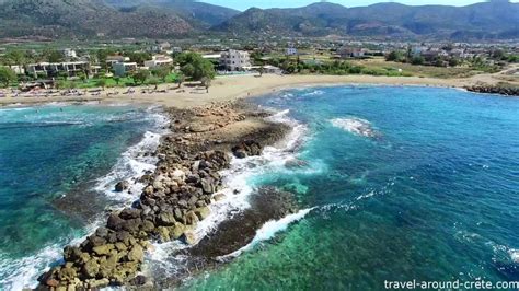 Malia Crete Malia Beach Enorme Ammos Beach Grtoqi