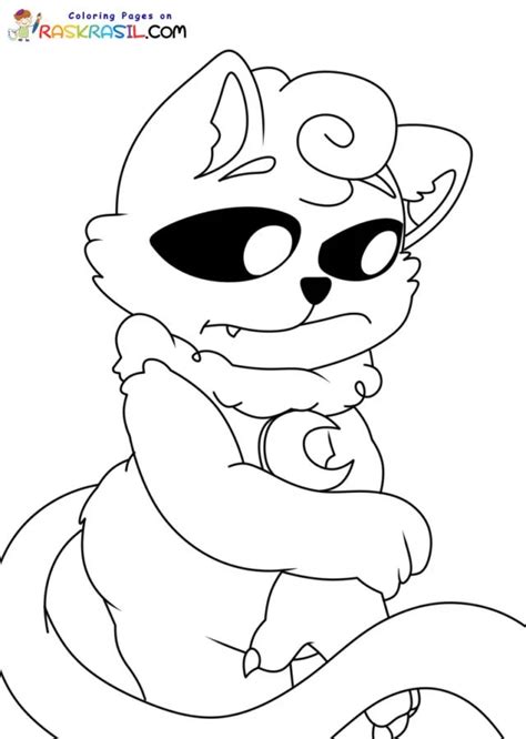 CatNap Coloring Pages To Print Free Printable Coloring Pages