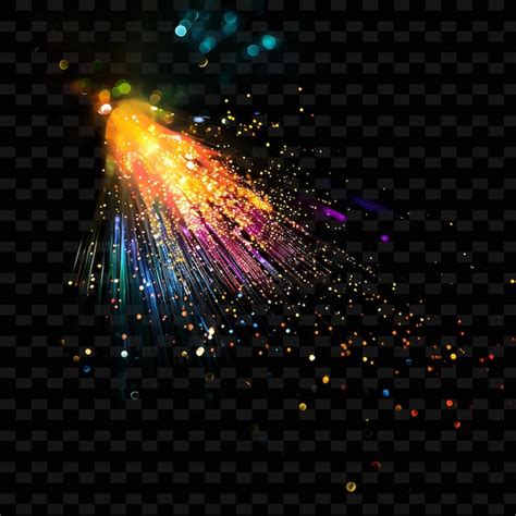 Un Spectacle De Feux Dartifice Avec Des Feux Dartifice Et Une étoile