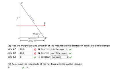 Solved A Loop Of Wire Has The Shape Of A Right Triangle See