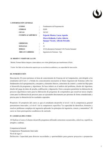 fundamentos de programación is209 202102