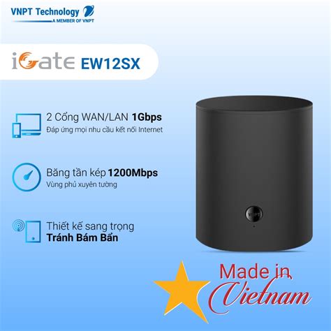 Hệ Thống Wifi Mesh 6 Vnpt Technology Igate Ew30sx Chuẩn Ax 3000mbps Siêu Tốc Độ Cho Gia Đình