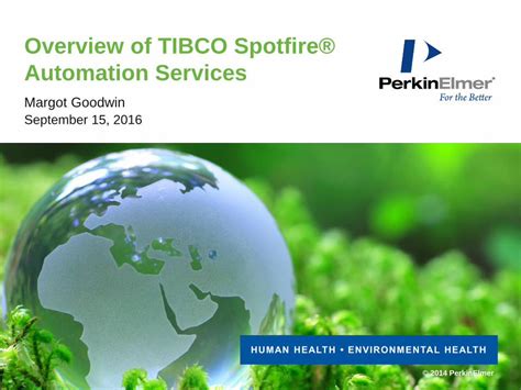PDF Overview Of TIBCO Spotfire Automation Services TIBCO Spotfire Automation Services A Job