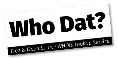 GitHub Lissy Who Dat A Free No CORS WHOIS RDAP Lookup API For