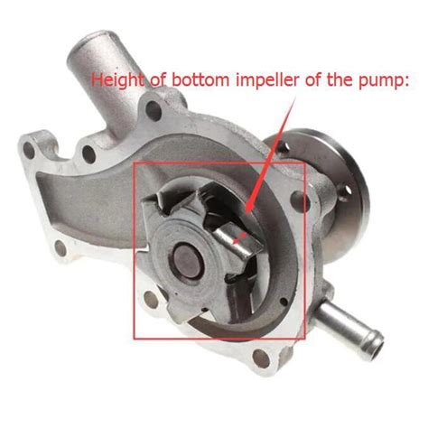 Water Pump 25 15366 00 For Kubota Engine D722 Carrier Comfortpro Apu P