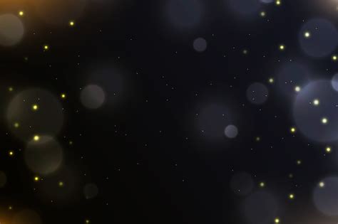 어두운 배경 디자인에 Bokeh 조명 효과 무료 벡터