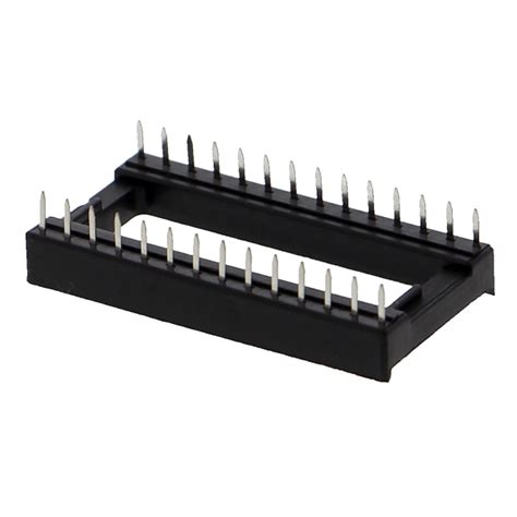 Buy Ic Socket Dip Socket With Double Spring Contacts 24p To 28p 15 24mm Row Spacing Cheap