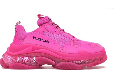 Balenciaga Triple S Pink Womens Pink Balenciaga Sneakers