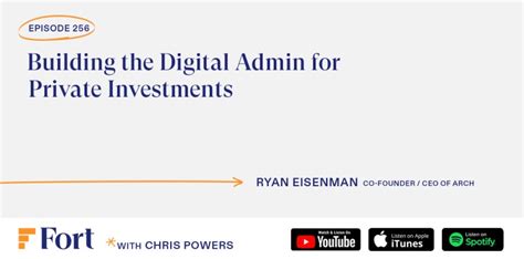 The Fort Podcast Ryan Eisenman Fort Capital Ryan Eisenman