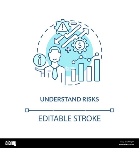 Understand Risks Turquoise Concept Icon Stock Vector Image And Art Alamy