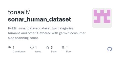 Github Tonaaltsonarhumandataset Public Sonar Dataset Dataset Two