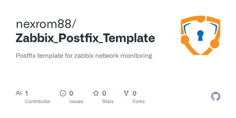 Github Nexrom88zabbixpostfixtemplate Postfix Template For Zabbix Network Monitoring