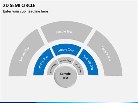 D Semi Circle For PowerPoint And Google Slides PPT Slides